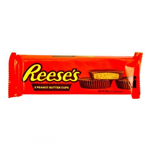 A pack of 3 Reese's peanut butter & chocolate cups The perfect ...